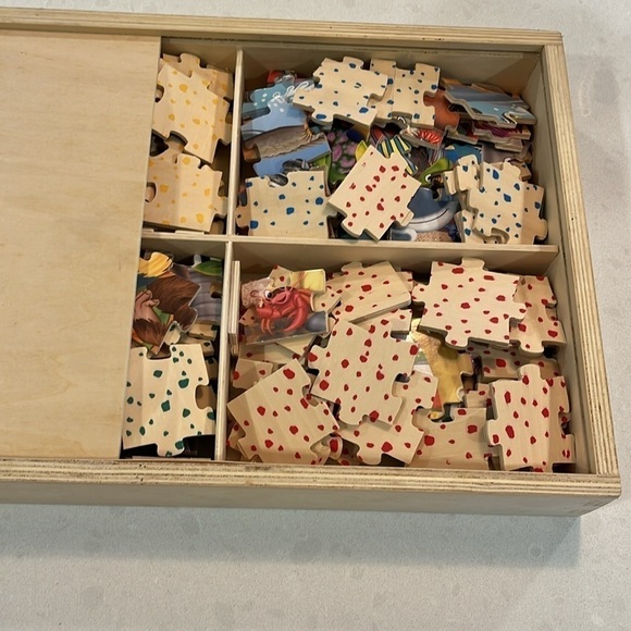 Melissa & Doug | Toys | Melissa Doug 4 Puzzle Box Color Coded Pieces ...